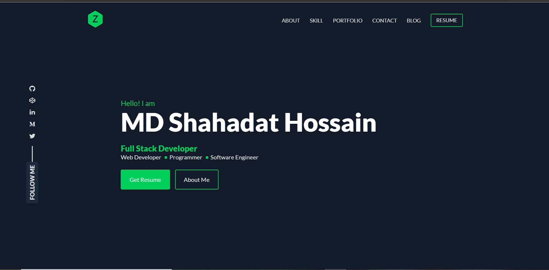 MD Shahadat Hossain|Full Stack Developer